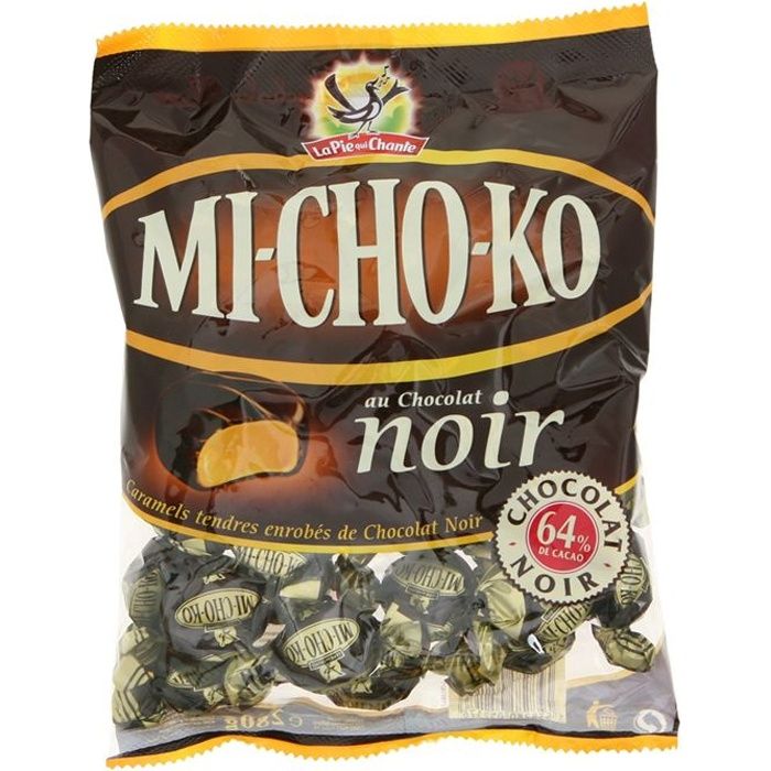 Chocolat Premium Français Chocolats LA PIE QUI CHANTE Michoko Noir ...