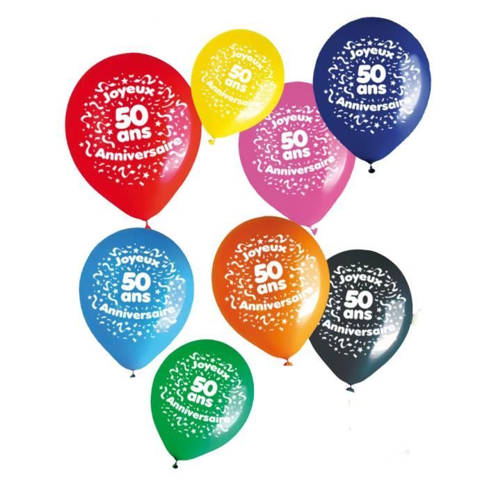 Ballon anniversaire 50 ans - Achat / Vente Ballon anniversaire 50 ans ...