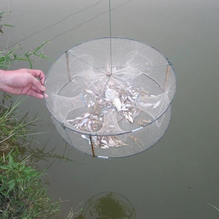 TEMPSA Rond Filets de Pêche en Nylon Pour Poisson Crevette 5 imports ...