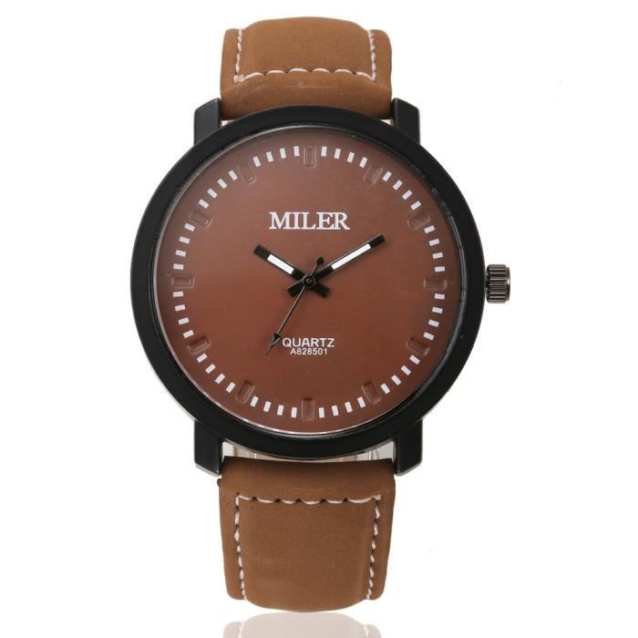 montre cuir simple