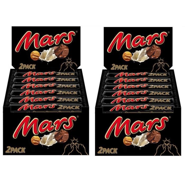Mars Classic 2Pack Chocolat Barres 48 x 2/35g - Achat / Vente ...