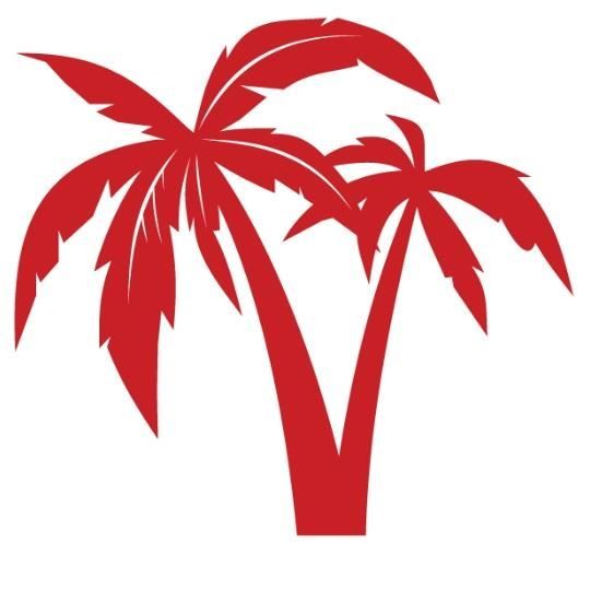 Stickers Palmier Rouge - Achat / Vente stickers - Cdiscount