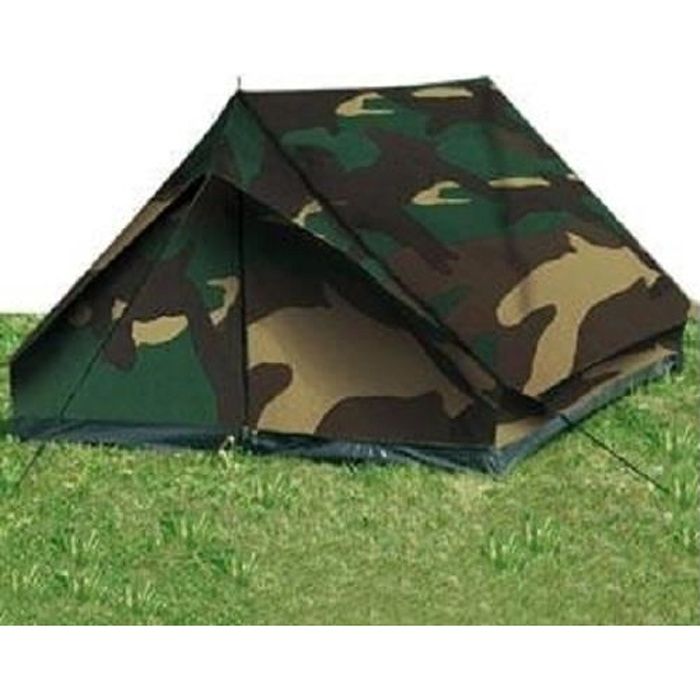 TENTE " MINI PACK SUPER " ETANCHE 2 PLACES CAMOUFLAGE WOODLAND - Prix ...