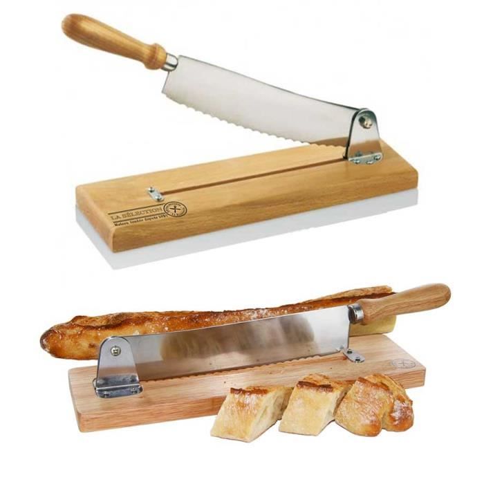 Trancheuse à Pain en Bois et Inox - Découpe pain - Achat / Vente ...