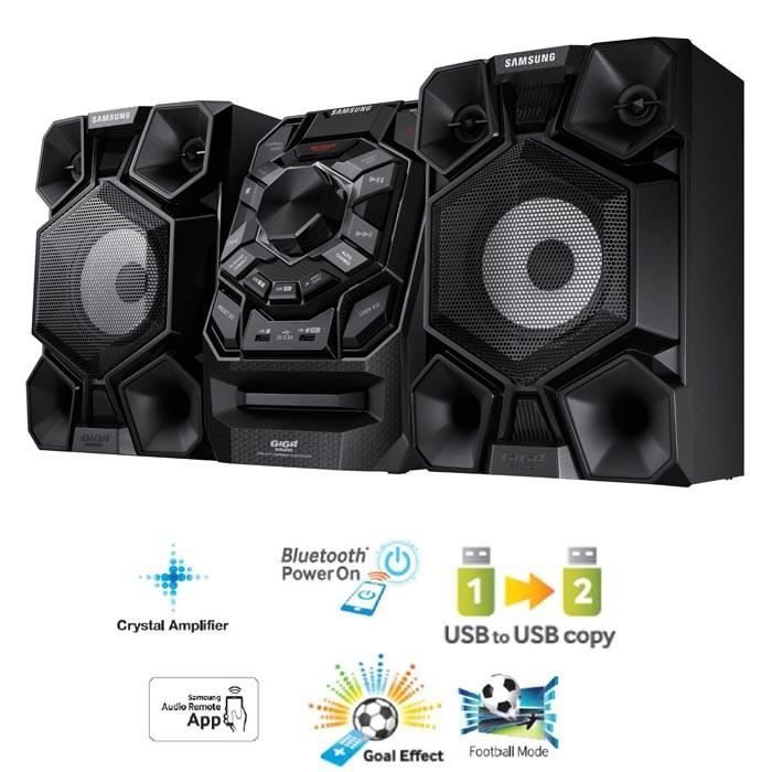 SAMSUNG MX-J630 Micro Chaîne HiFi 230W Bluetooth USB - chaine hi-fi ...