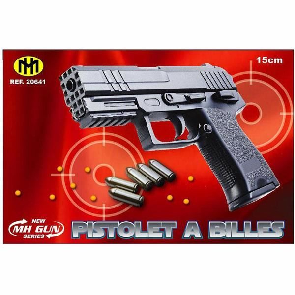 pistolet billes 15 cm - Achat / Vente pistolet bille mousse - Cdiscount