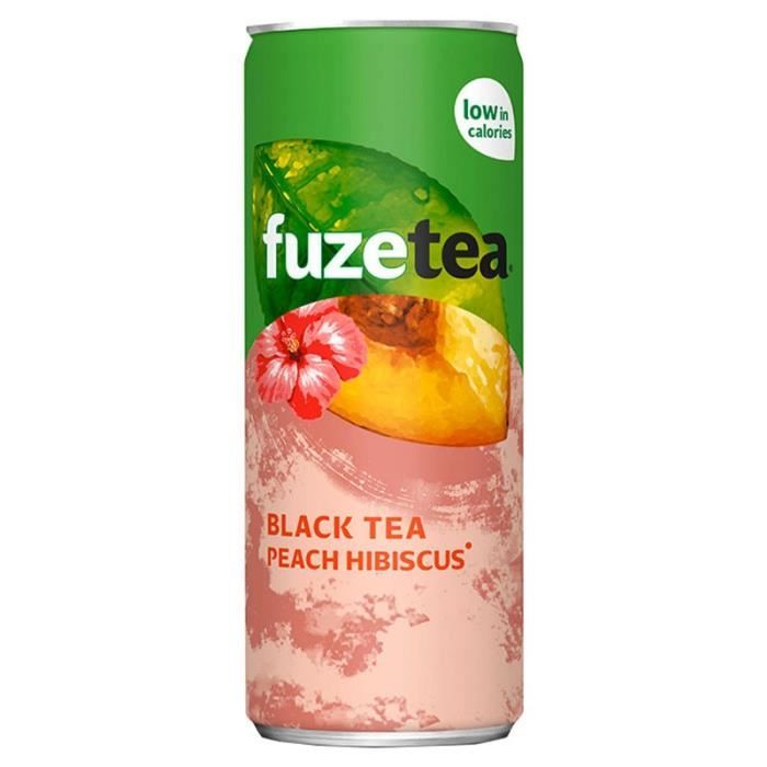 Fuze Tea - Fuze Tea Thé Noir Pêche Hibiscus 25cl (pack de 24) - Achat ...