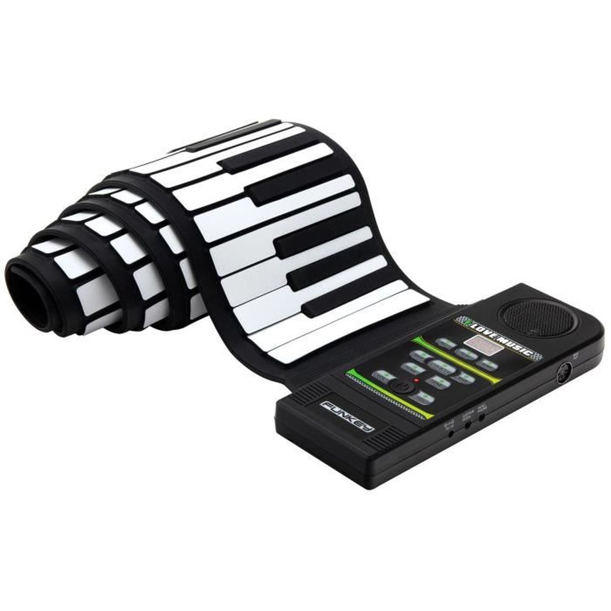 Funkey RP-88 piano numérique roulant incl. pédale de sustain pas cher ...