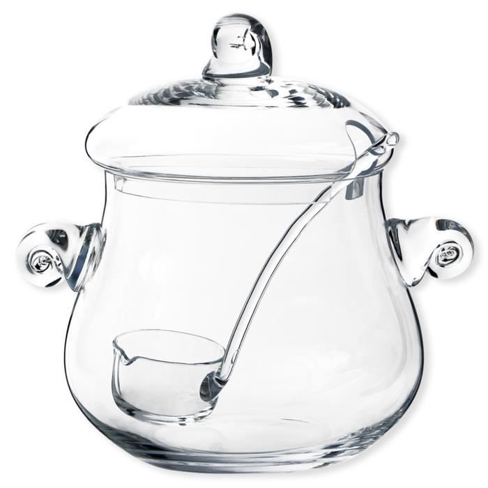 MARZALOU Bol à punch + couvercle + louche - Achat / Vente shaker - set ...