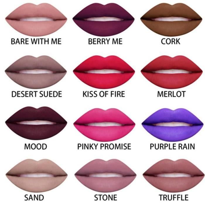 #BERRY-ME Gloss Rouge A Lèvres Couleur Pure Mat - Achat / Vente gloss # ...