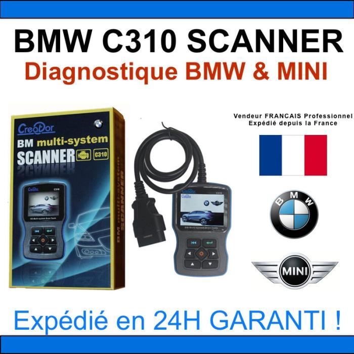 BMW C310 SCANNER - Valise Diagnostique BMW & MINI - INPA / AUTOCOM ...