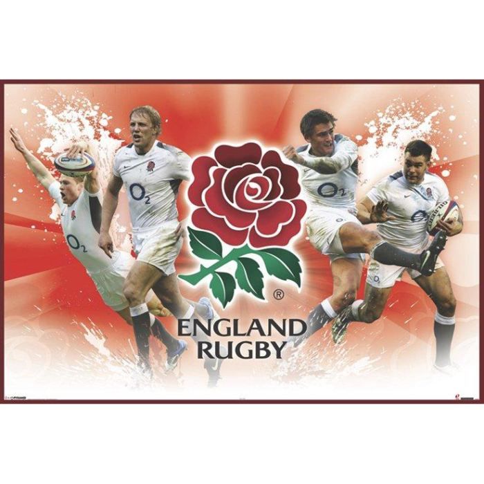 Poster de équipe de rugby d Angleterre (61 x 91… - Achat / Vente ...