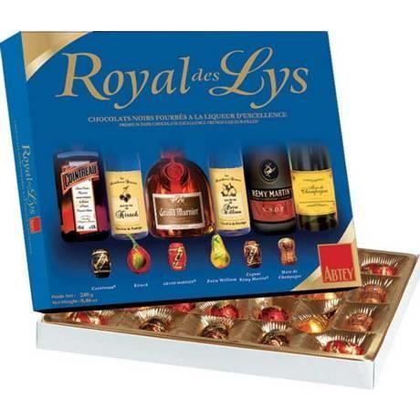 Confiserie de Noël: Abtey Boîte Royal des Lys 20 chocolats liqueur ...