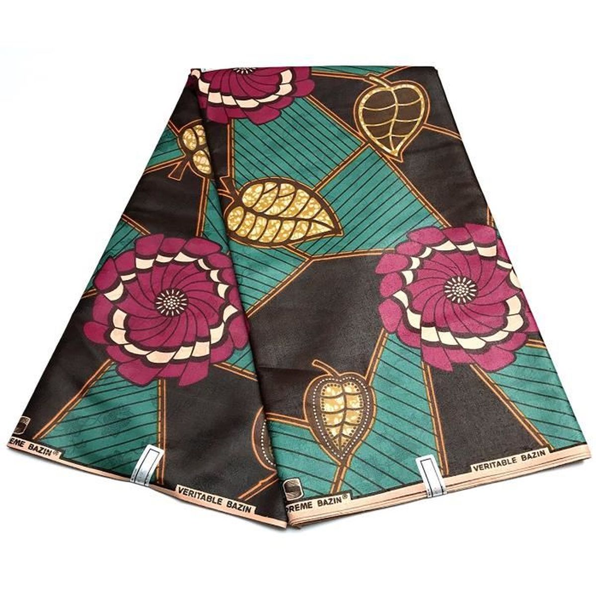 SUPREME WAX BAZIN HOLLAND ORIGINAL TISSU AFRICAIN BAZIN RICHE imprimé 6 ...