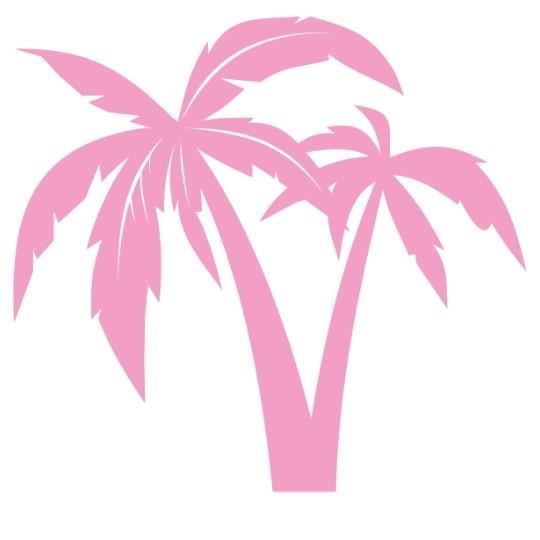 Stickers Palmier Rose clair - Achat / Vente stickers - Soldes * Cdiscount