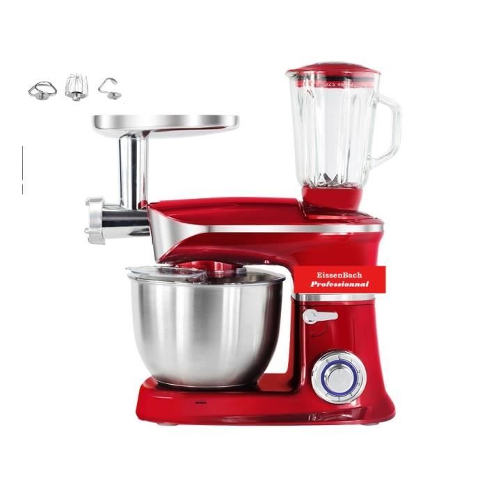 Professionnel Robot MultiFonction Hachoir Petrin Blender 6 vitesses ...