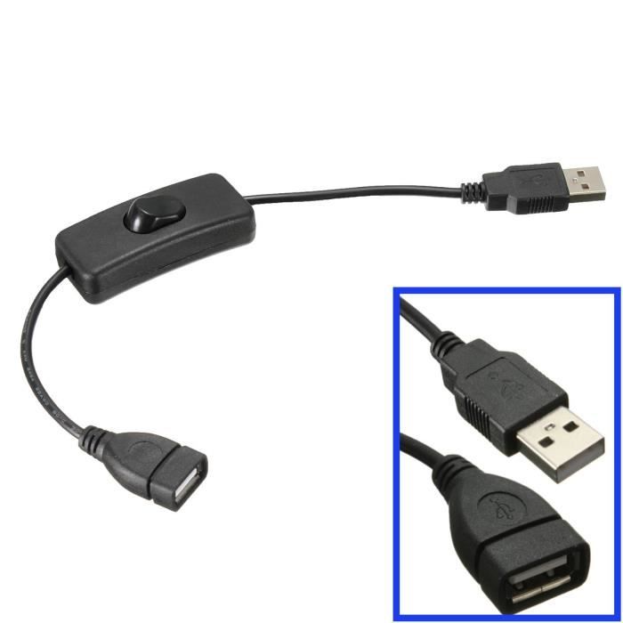 Cable usb avec interrupteur - prix pas cher - Cdiscount