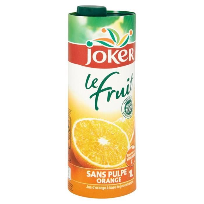 Joker - Joker Orange Sans Pulpe 1L (pack de 4) - Achat / Vente boisson ...