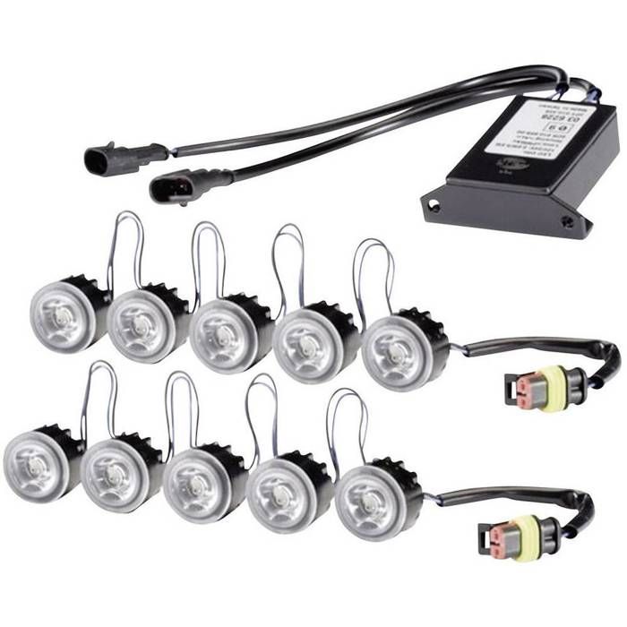 Kit 5 feux diurnes Ledayflex Hella 2PT010458-801 - Achat / Vente phares ...