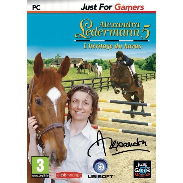 Alexandra Ledermann 5 L'héritage du Haras Jeu PC - Achat / Vente jeu pc ALEXANDRA LEDERMANN 5 ...