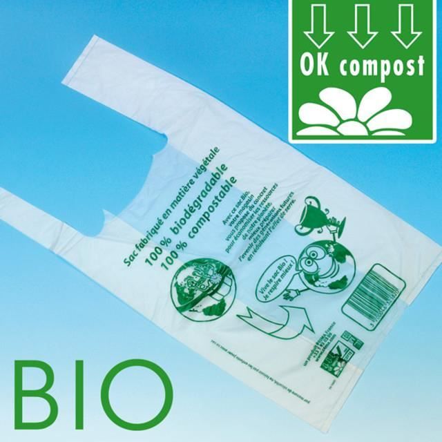 1000 sacs biodégradables végétaux - SACBIO - Achat / Vente sac poubelle ...