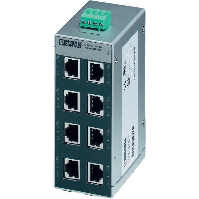Switch Ethernet 8 ports TP-RJ45 Phoenix Contact… - Prix pas cher ...