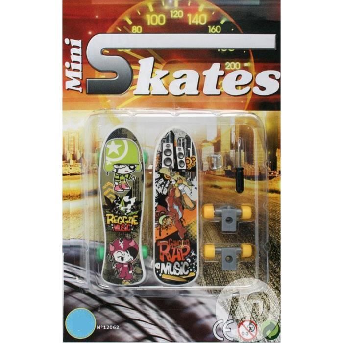 LOT de 5:lot de 2 mini skates board 9.5cm - Achat / Vente finger skate ...
