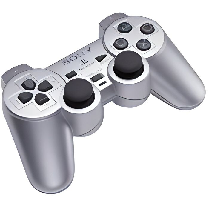 SONY Manette PS2 DUALSHOCK 2 officielle Silver - Achat / Vente manette ...