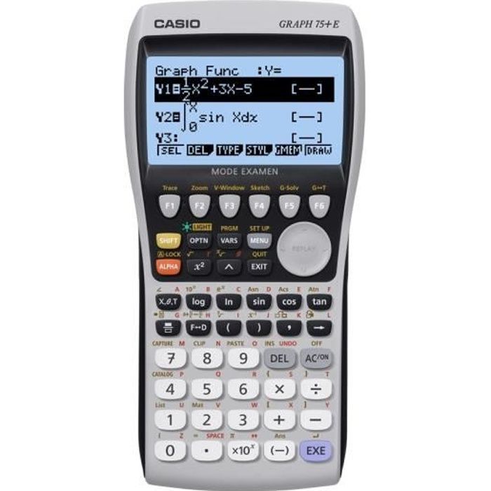CASIO Calculatrice Graph 75+E Lycée Etudes Supérieurs Scientifique ...