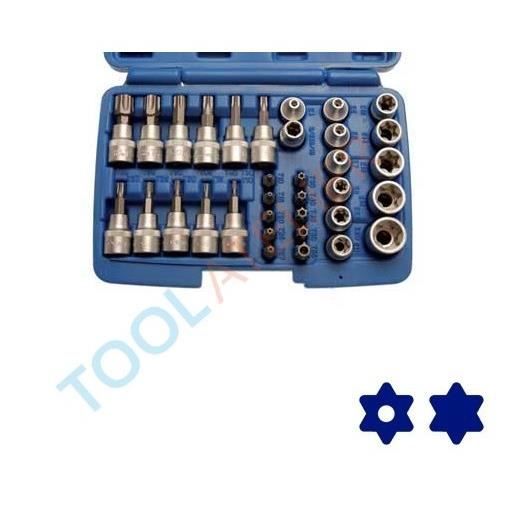 Douilles et embouts Torx étoile mâle & femelle … - Achat / Vente cle a cliquet Douilles et ...