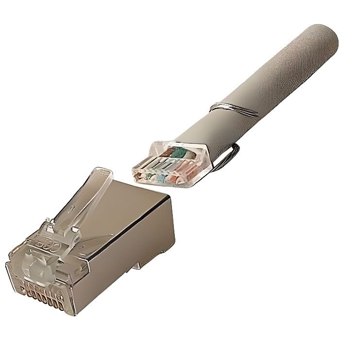 Cdiscount Connecteur RJ45 - Achat / Vente câble réseau Connecteur RJ45 ...