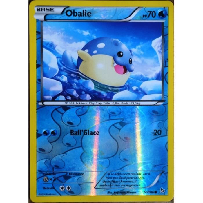 carte Pokémon 24-106 Obalie 70 PV - REVERSE Sér... - Achat / Vente ...