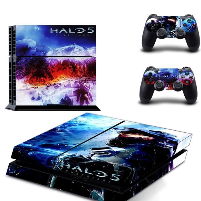 JWmall®Halo 5-PS4 Sticker Skin Stickerbomb Autocollant Film Console ...