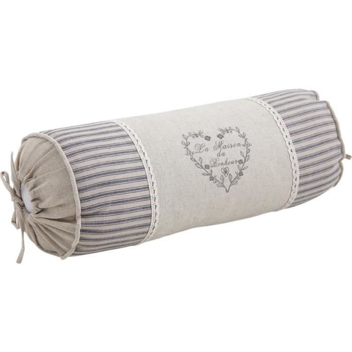 Coussin boudin maison du bonheur - Achat / Vente coussin - Cdiscount
