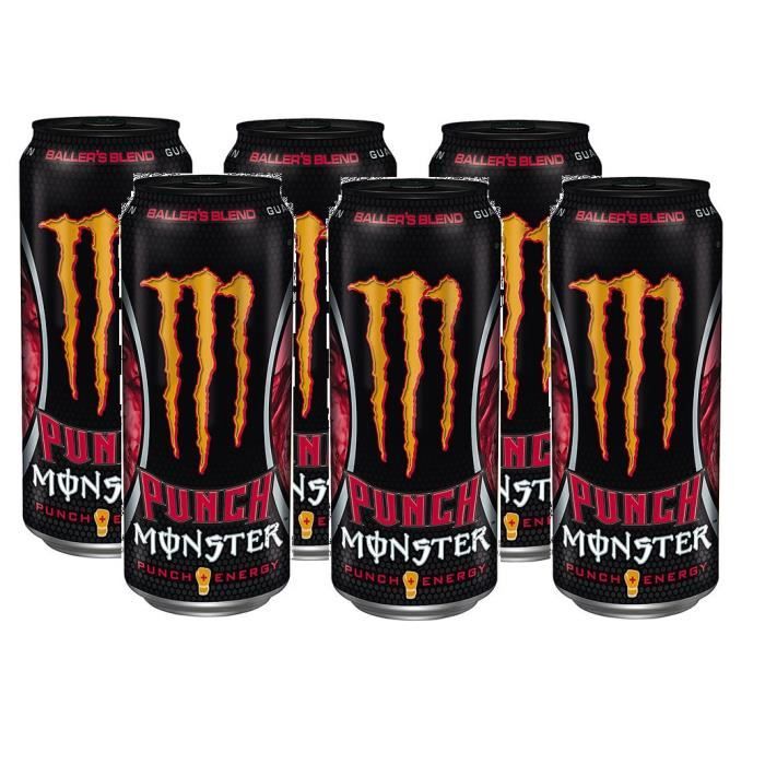 Monster Punch Ballers Blend Energy Drink 6 x 0,5l - Achat / Vente ...