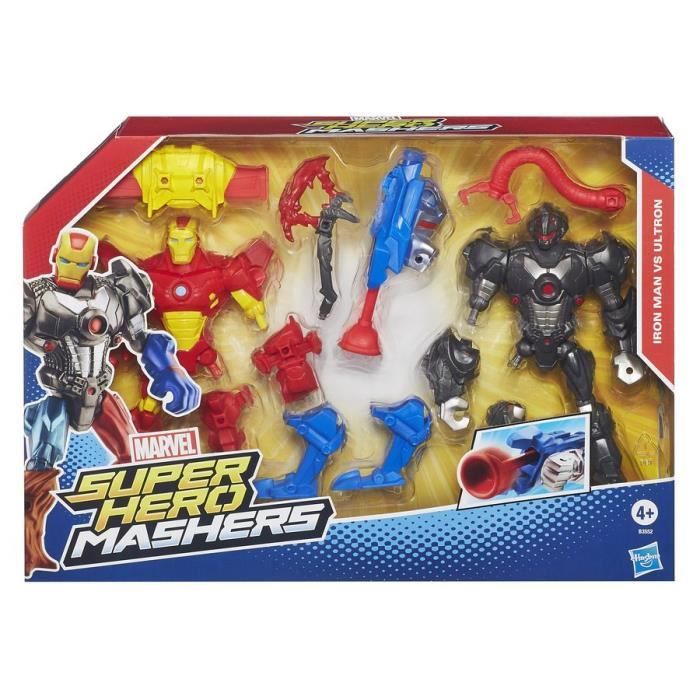 Hasbro B3552 - MARVEL - Super Hero Mashers - IRON MAN VS ULTRON - Achat ...