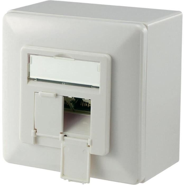 Prise réseau apparente cat. 6 - Achat / Vente prise - Cdiscount