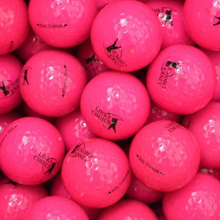 LINKS CHOICE Lot de 12 Balles de Golf - Rose - Prix pas cher - Cdiscount