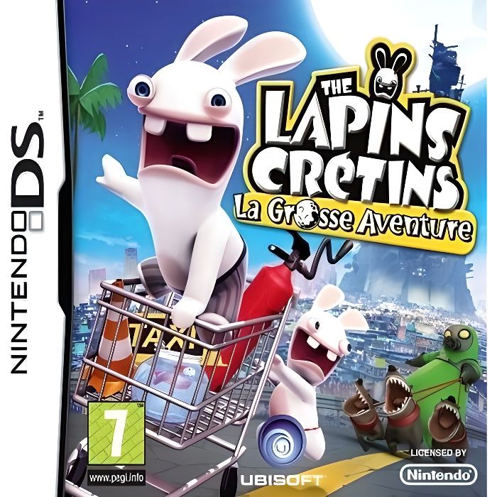 THE LAPINS CRETINS : LA GROSSE AVENTURE / jeu cons - Achat / Vente jeu ...