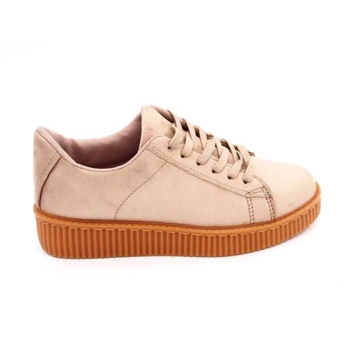 chaussure compensee semelle crepe