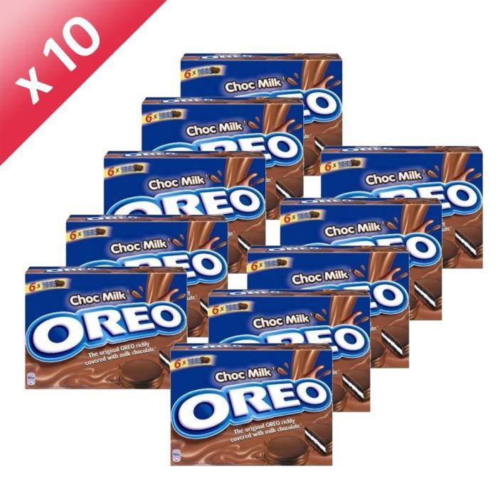 OREO Enrobé Chocolat Au Lait 246g (x10) - Achat / Vente biscuits secs ...