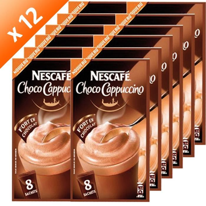 NESCAFE Choco Cappuccino 8 sticks 144g (x12) - Achat / Vente cacao ...