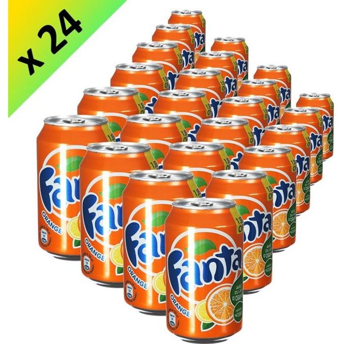 FANTA Orange Boite 33cl (x24) - Achat / Vente soda - thé glacé PCB24 ...