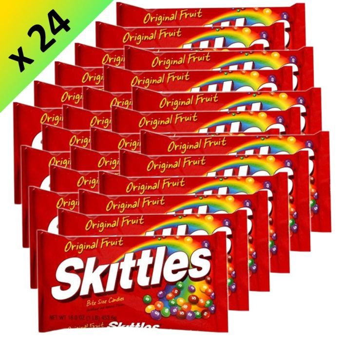 SKITTLES Mini 252g (x24) - Achat / Vente confiserie de sucre PCB24 ...