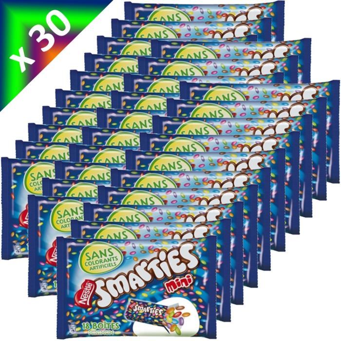 NESTLE Smarties Mini Sachet 300g (x30) - Achat / Vente confiserie de ...