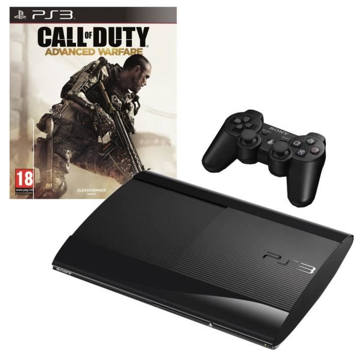 PS3 12 Go Ultra Slim + Call Of Duty Advanced Warfare PS3 - Achat ...