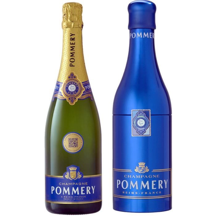 Pommery Brut Royal livré dans sa boite métal - Achat / Vente champagne ...
