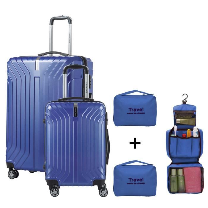 Valise bleu marine - Achat / Vente pas cher