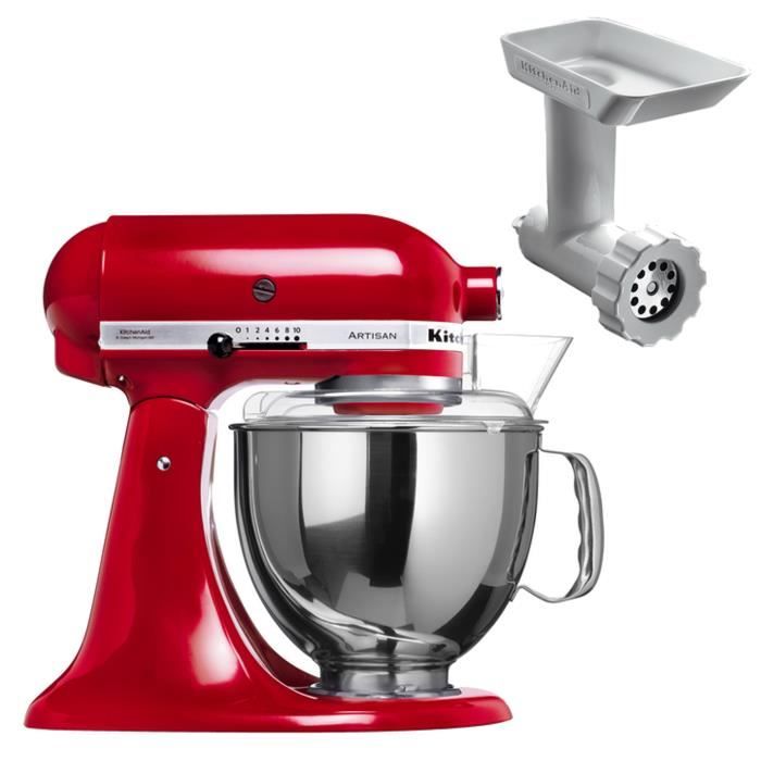 KITCHENAID - Robot 5KSM150PSEER + Hachoir - Achat / Vente robot de ...