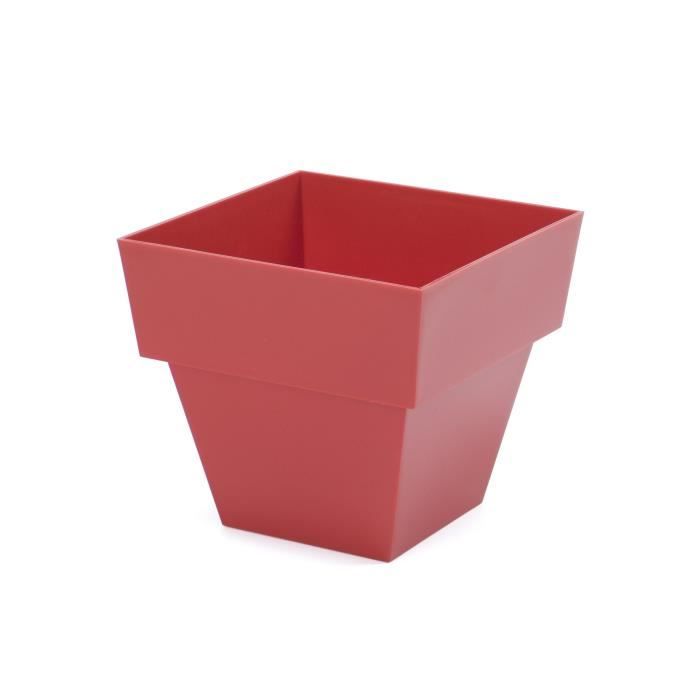 Pot de fleur interieur rouge - Achat / Vente pas cher